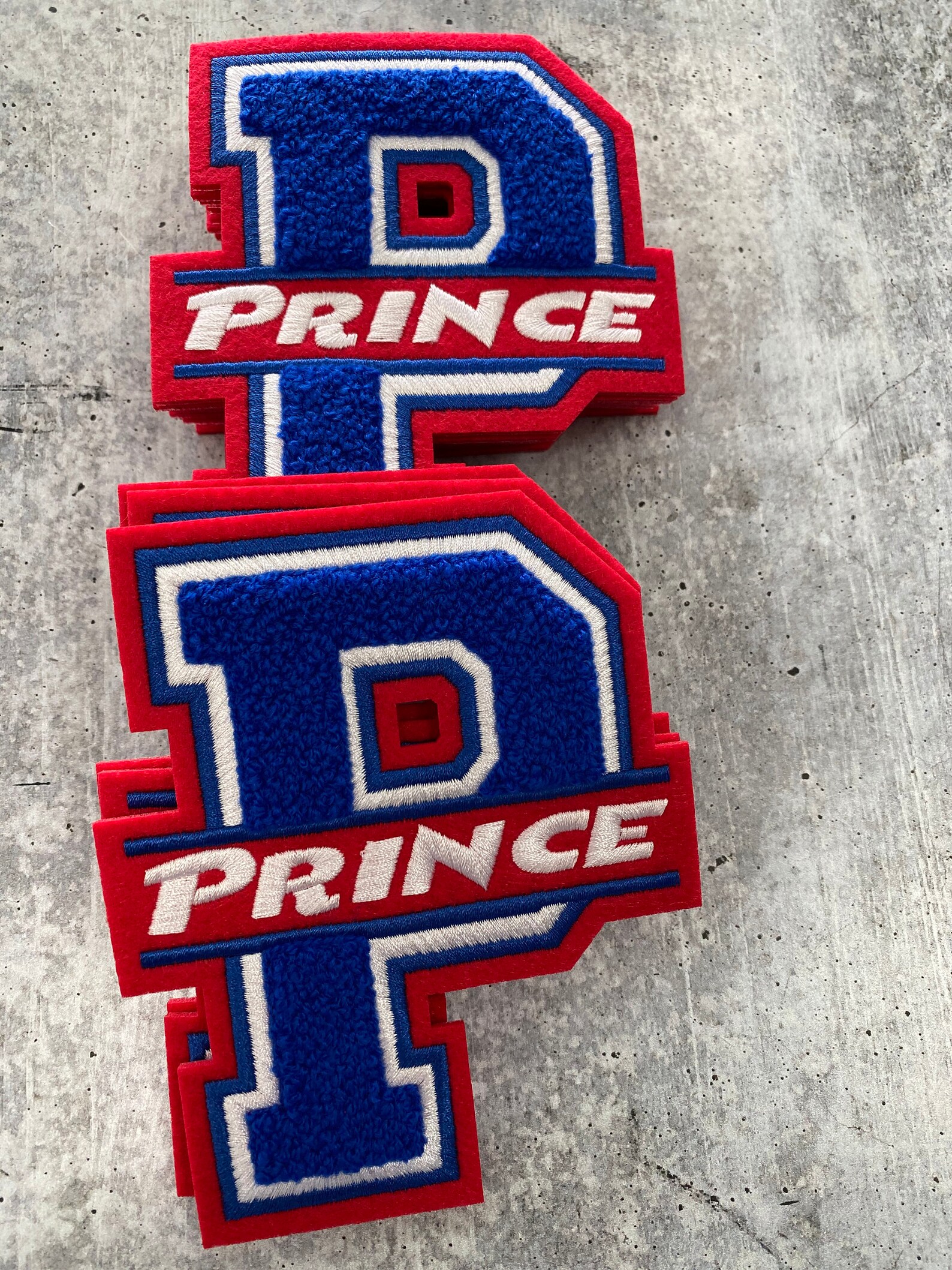 Chenille Monogram Letter p Embroidered Word - Etsy