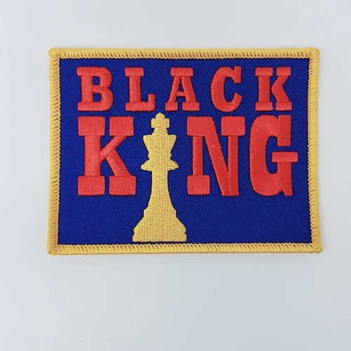 1 Pc black King Chess Piece Patch Iron-on - Etsy