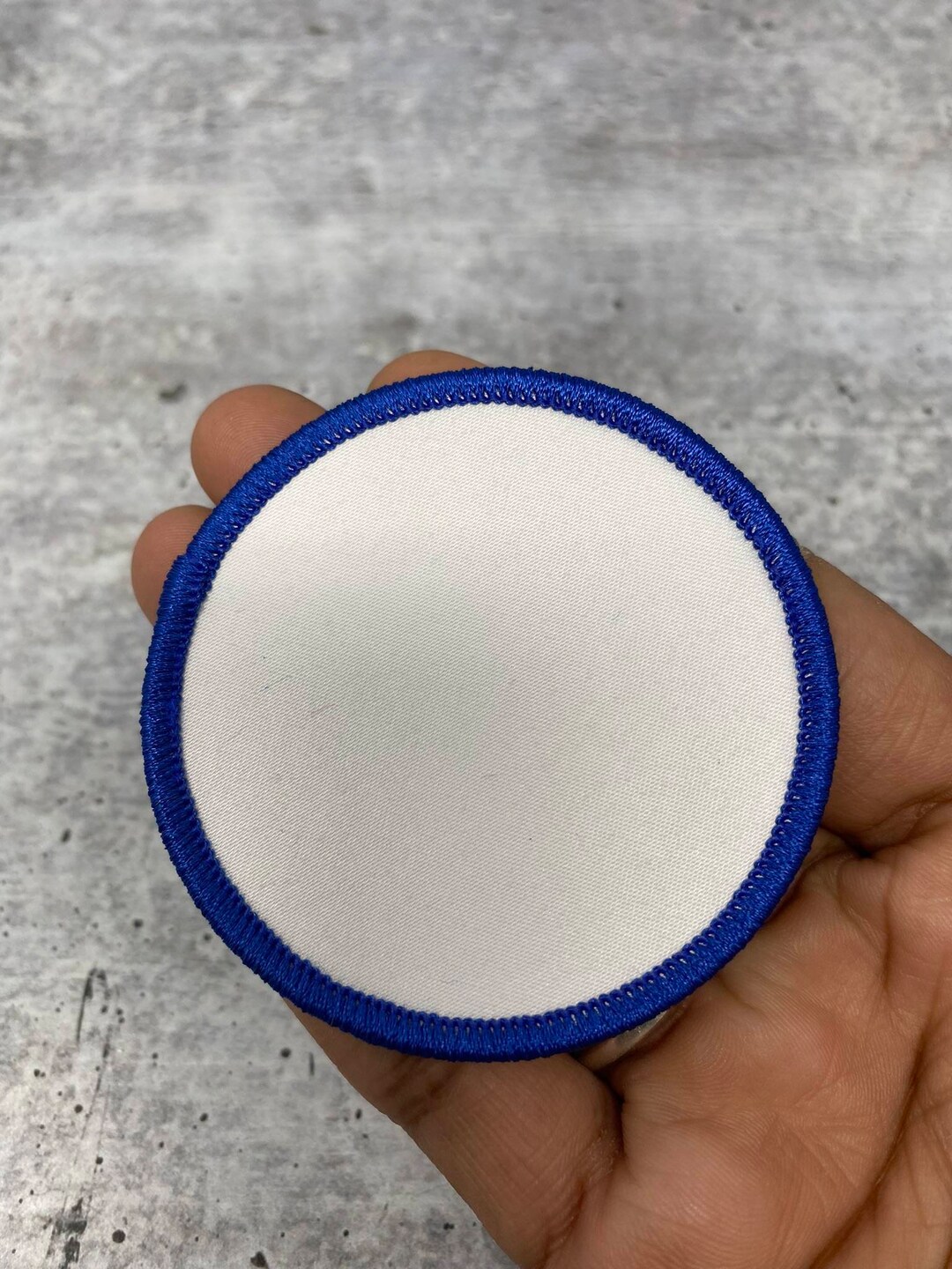 Best Quality, 2.5" (small) Round, Sublimation Patch Blanks, Paper Backed, Sew-on or Glue-on ...