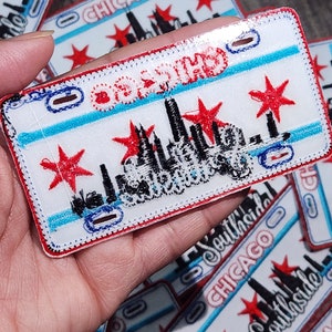 Collectable:"chicago Southside" (1-pc) Iconic License Plate, Iron-on ...