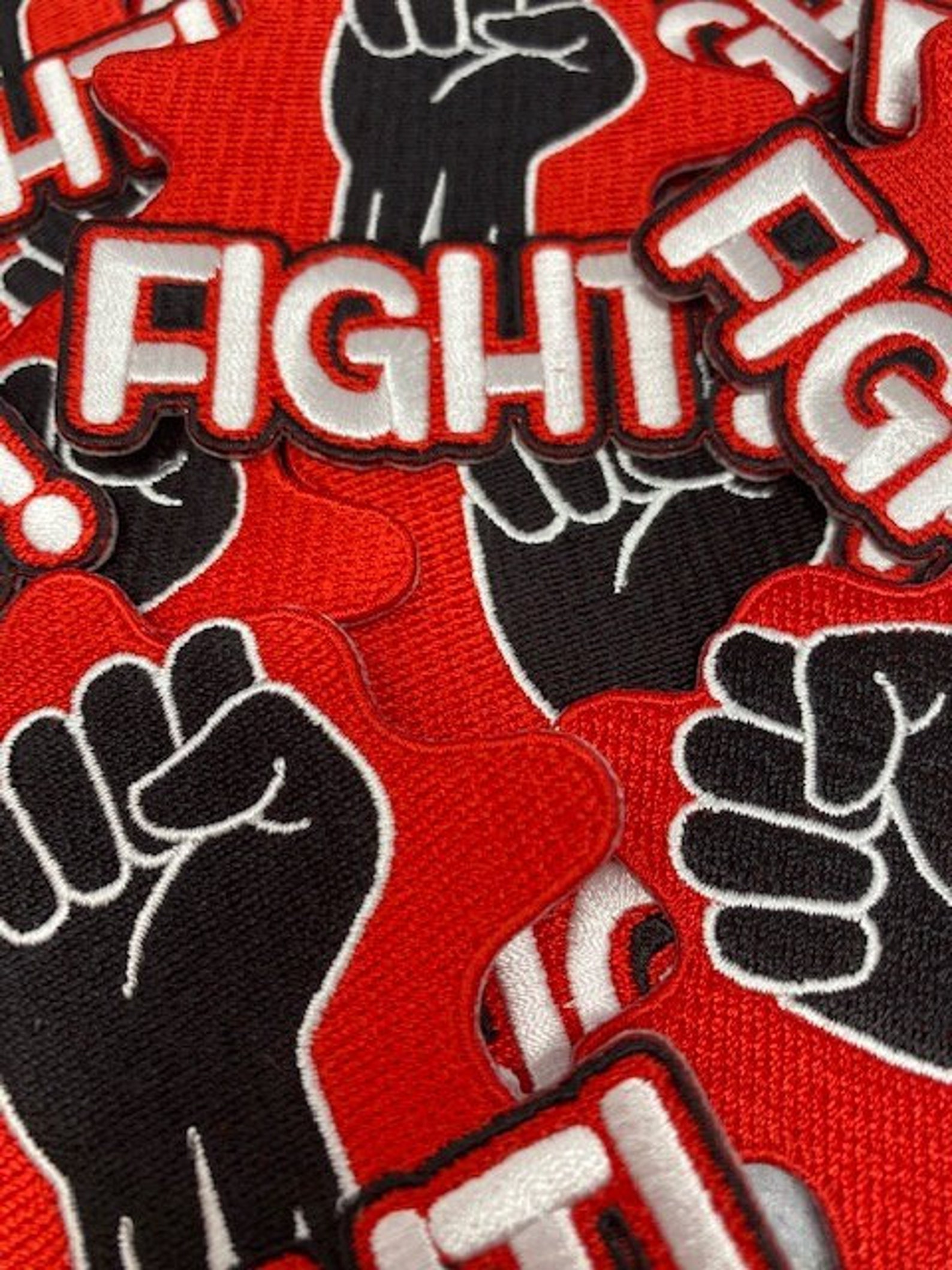 FIGHT FIST Exclusive Afrocentric Patch Size 4'' - Etsy
