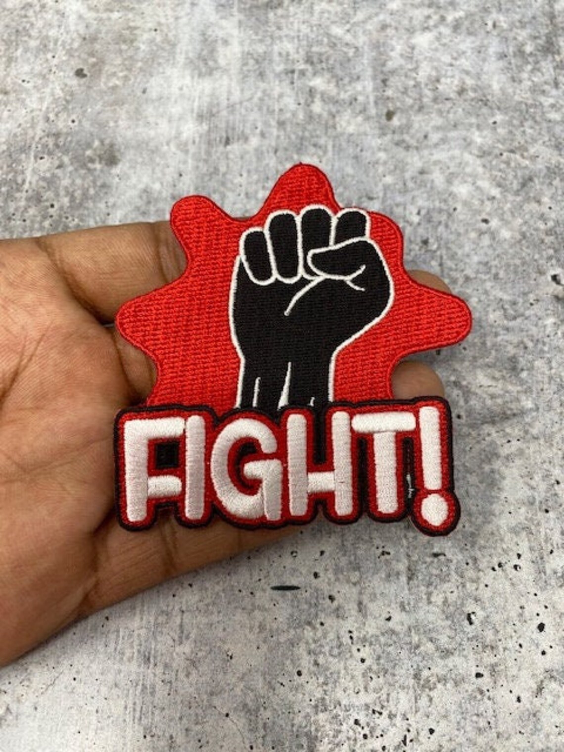 FIGHT FIST Exclusive Afrocentric Patch Size 4'' - Etsy