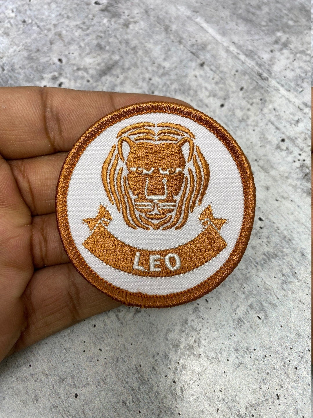 NEW, Fun, Vintage "leo" Astrology Iron-on Patch, Embroidered Zodiac ...