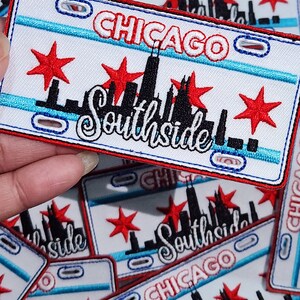 Collectable:"chicago Southside" (1-pc) Iconic License Plate, Iron-on ...
