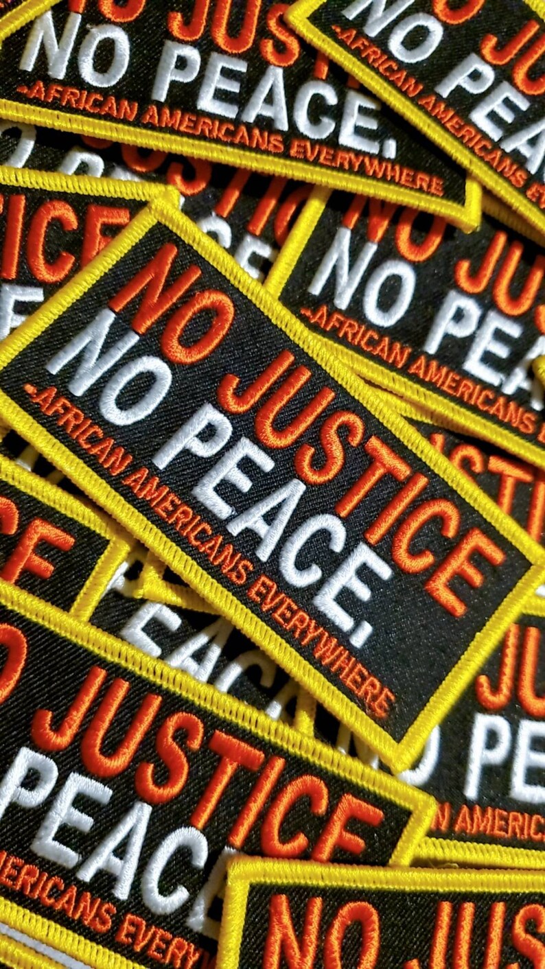 NEW Protest Patch no Justice No Peace Exclusive | Etsy