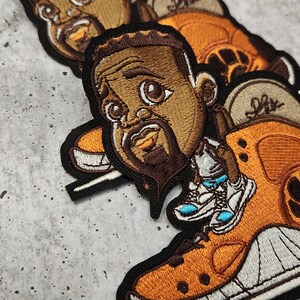Sneaker Lover Applique, Fun, "sneaker Head" Iron-on Embroidered Patch ...