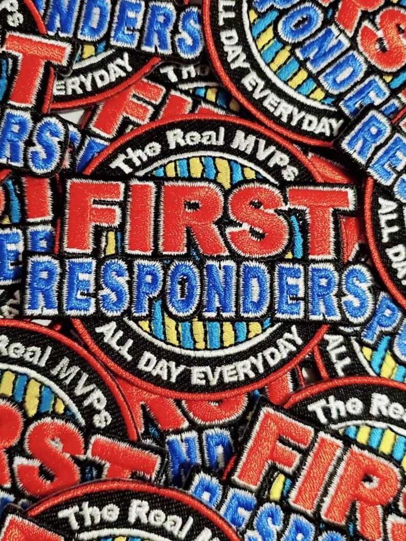 NEW Arrival, "first Responder, the Real Mvp," Essential Patch, Patches ...