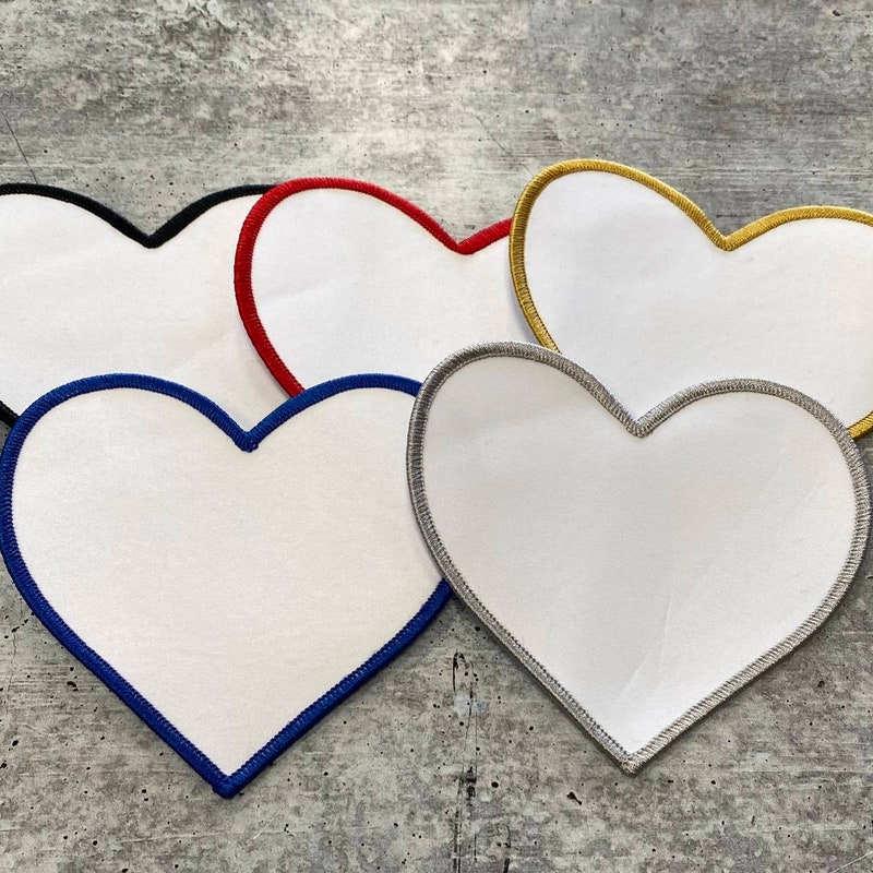Heart Patches for Clothes - Etsy