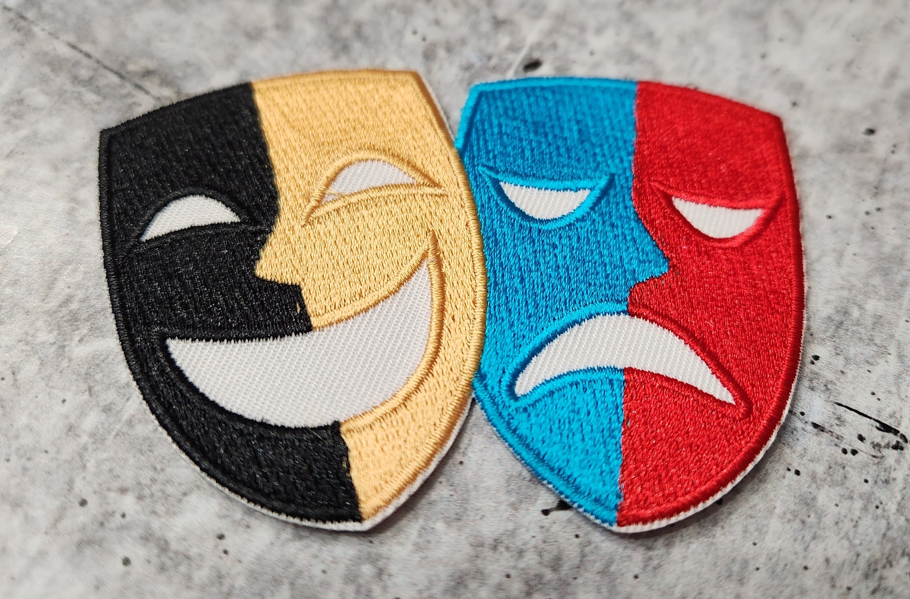 Patch Party Club, Theater of Emotions "comedy and Tragedy Emblem" (1-pc ...