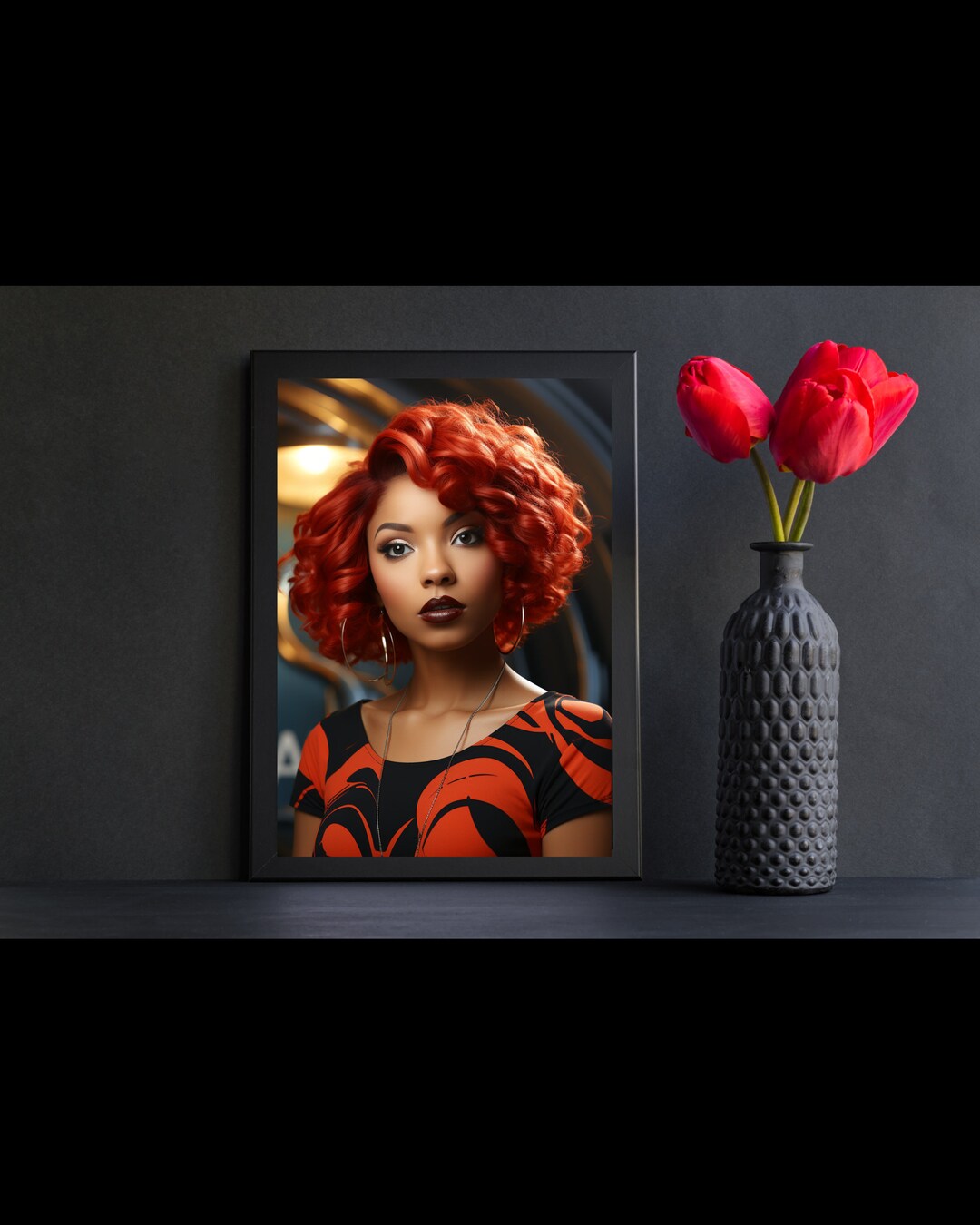 Downloadable: Fabulous "news Anchor" Afrocentric Art Digital Art ...