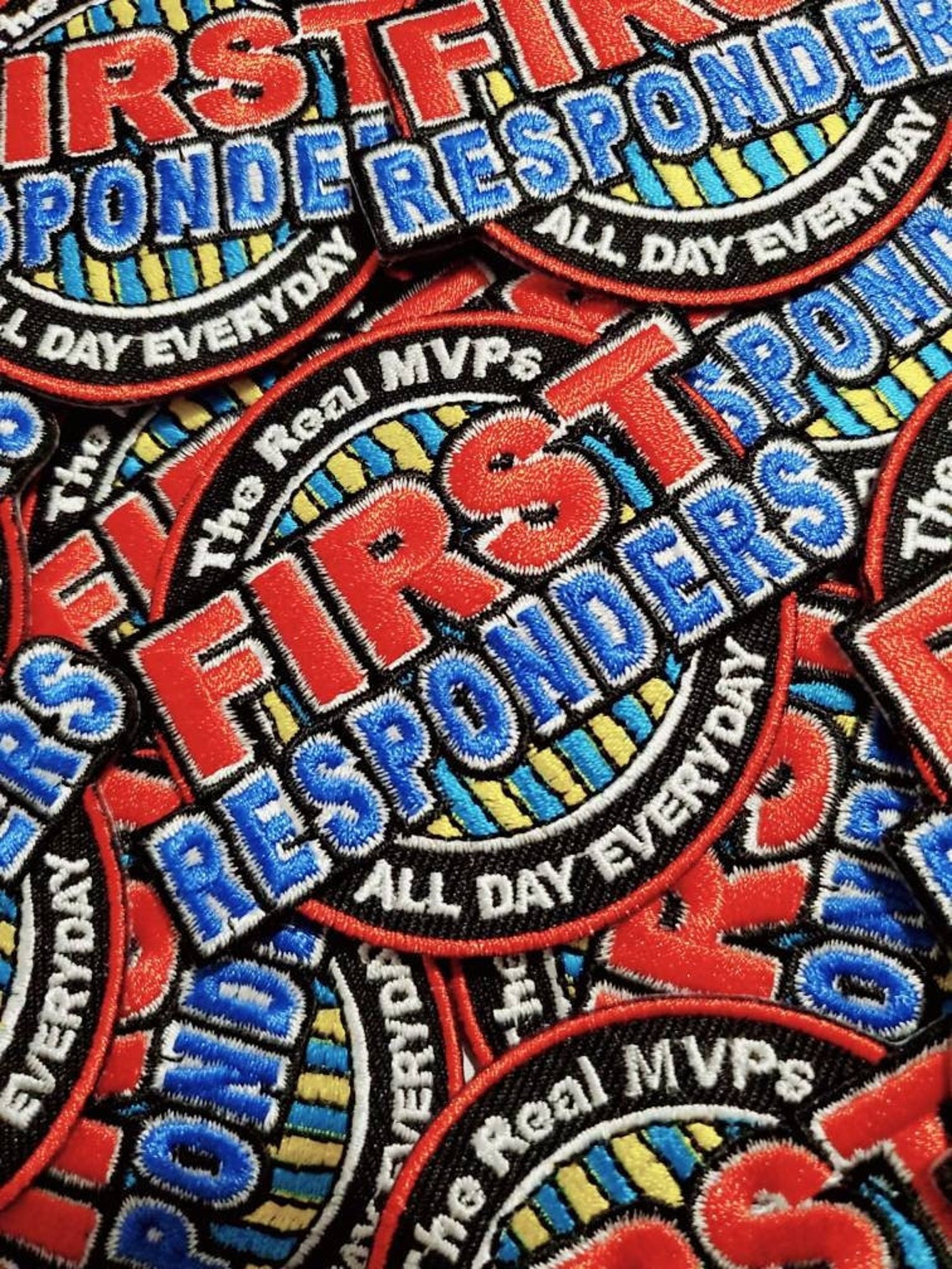 NEW Arrival, "first Responder, the Real Mvp," Essential Patch, Patches ...