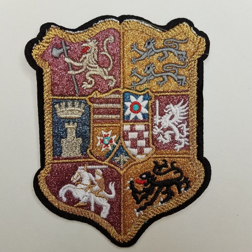 Crown Crest Iron-on Patch - Etsy