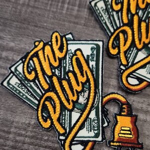 Cool Patch, 1-pc, "the Plug" Jacket Patch, Iron-on Embroidered Patch ...