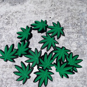 New, "4/20 Weed Leaf" Charm for Crocs; 1pc., Symbolic Statement Charms ...