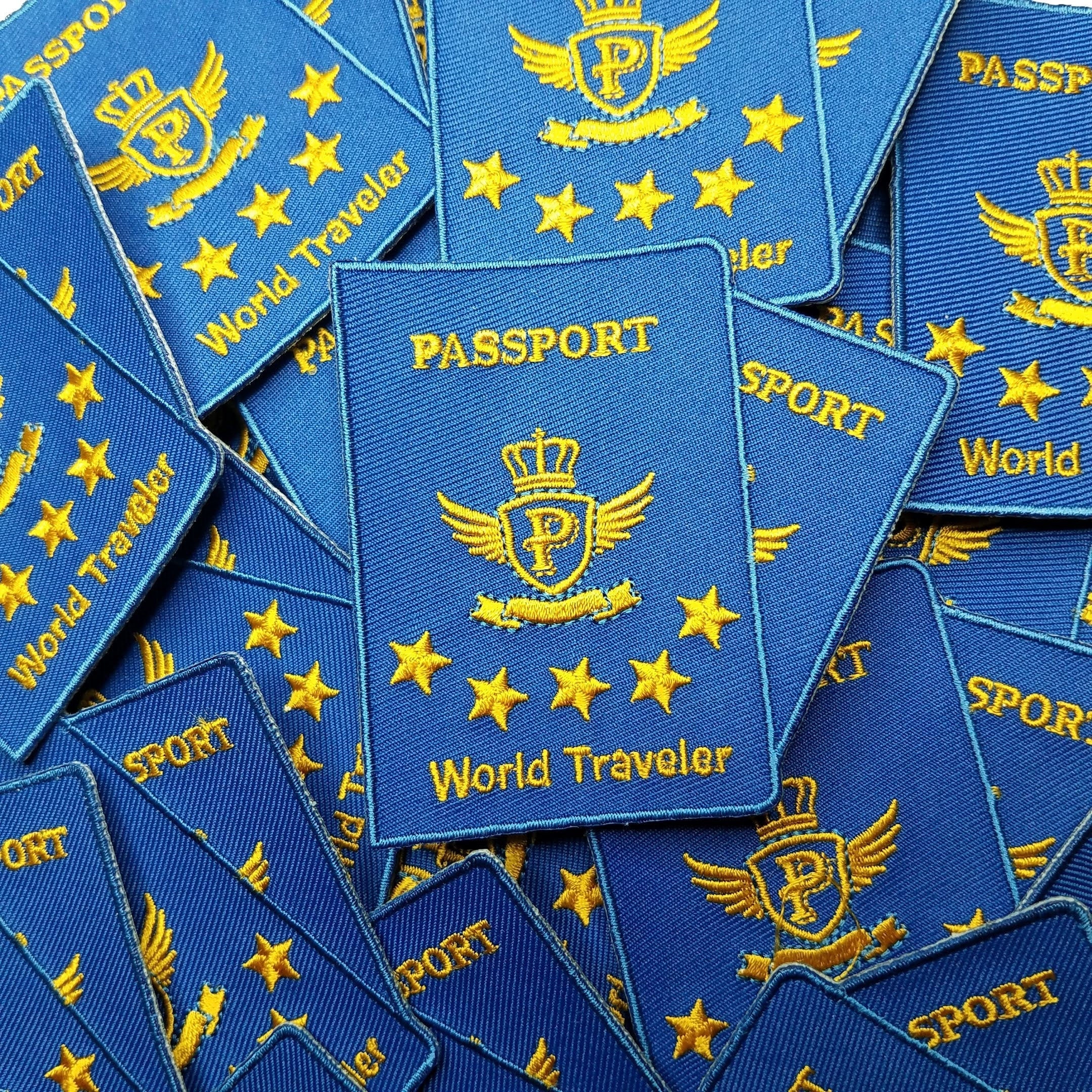 Exclusive world Traveler Gold Passport Patch - Etsy