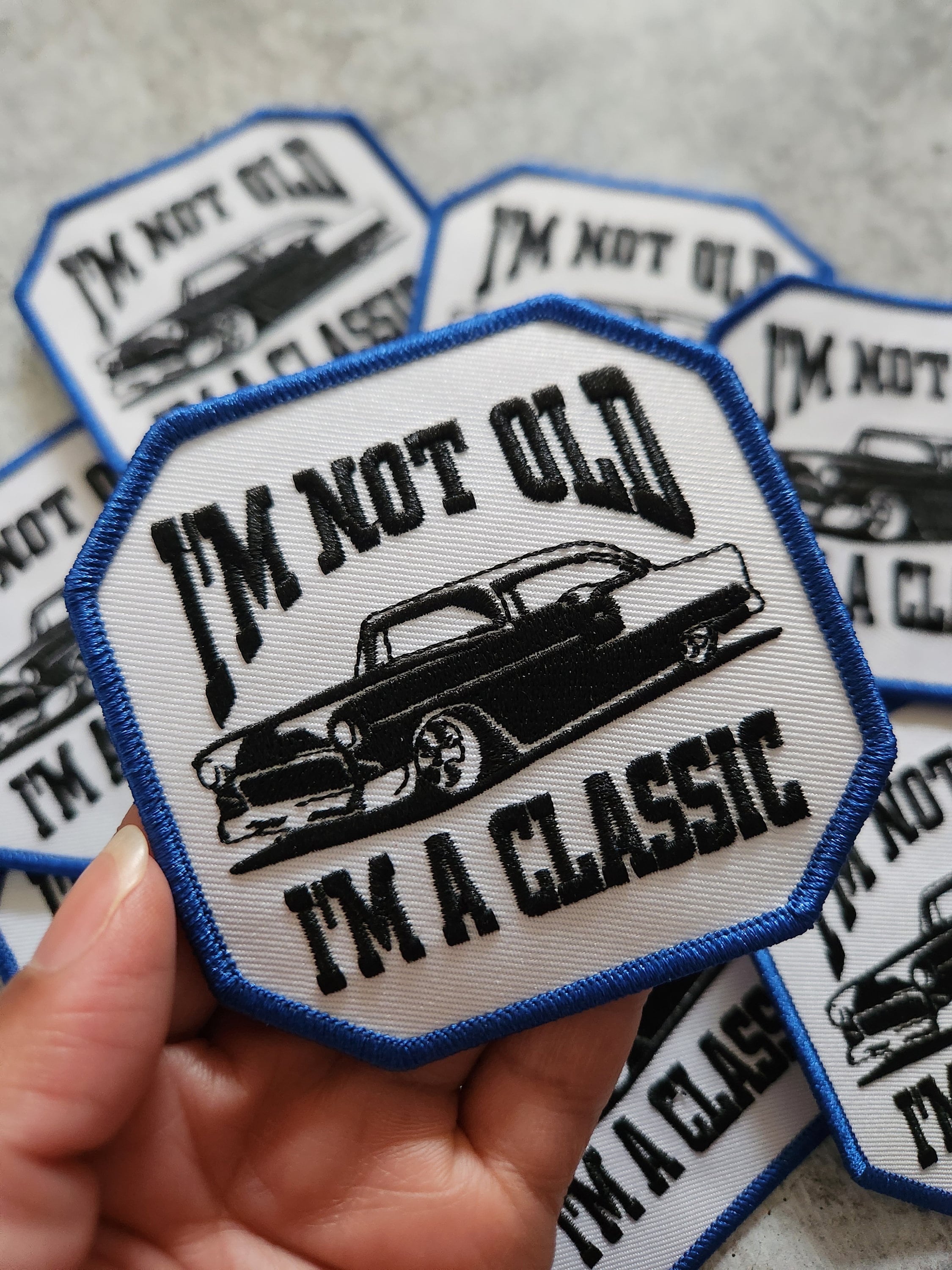 Patch Party Club, 1-pc, "i'm Not Old, I'm a Classic" Iron-on Patch ...