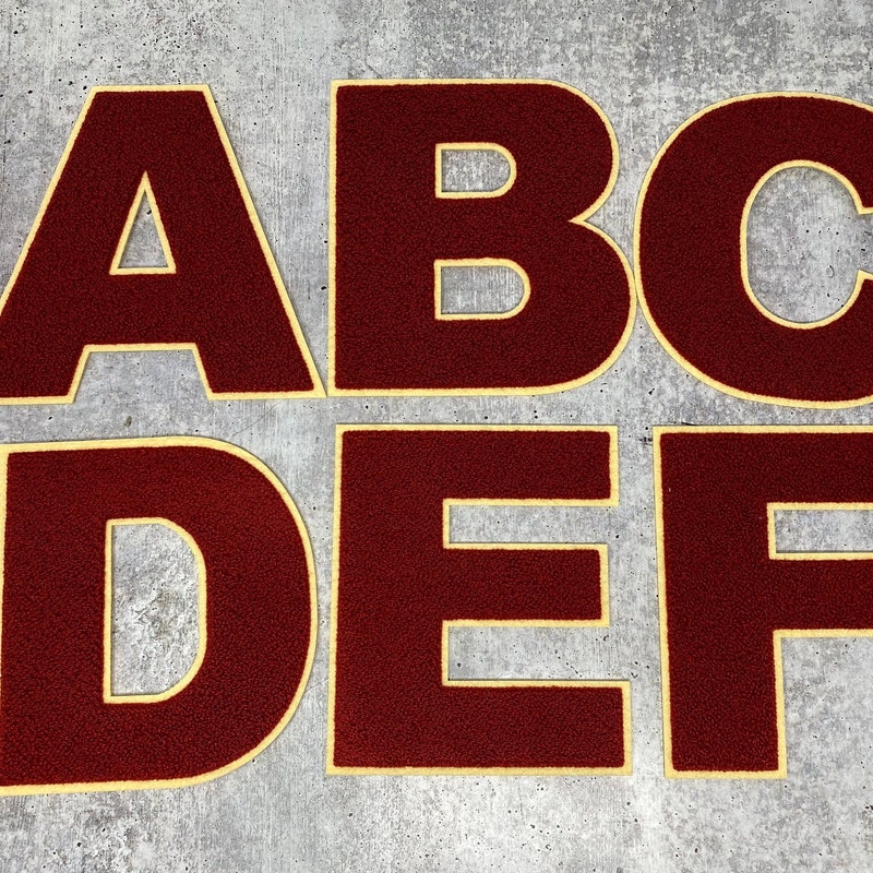 Velcro Patch Letters - Etsy