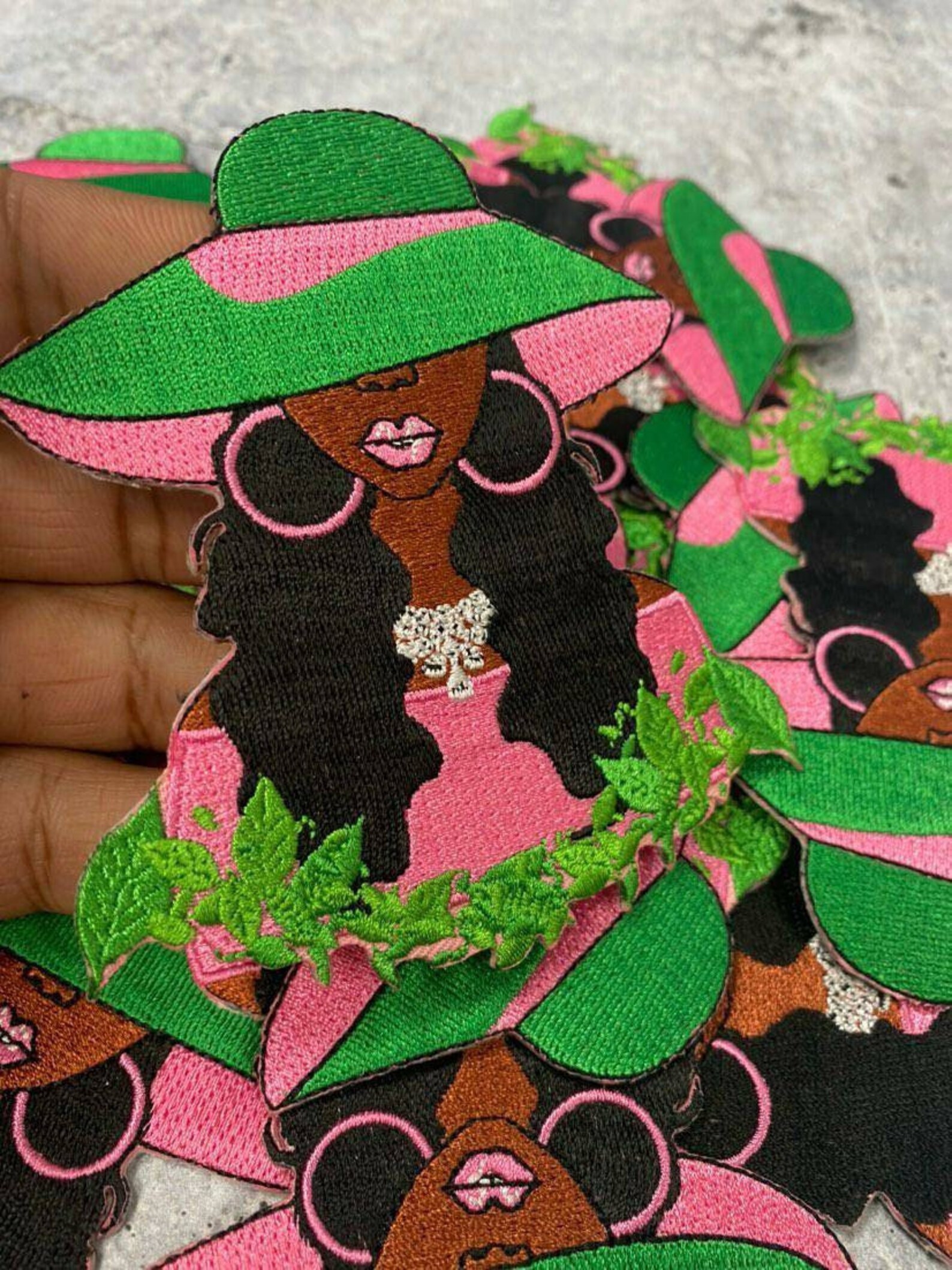 Sassy Pink & Green Sophisticated Diva 1pc With Pink - Etsy