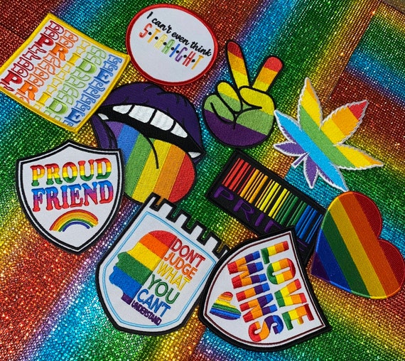 10-pc Pride Collection: Full Set of Embroidered LGBTQ Patches - Etsy