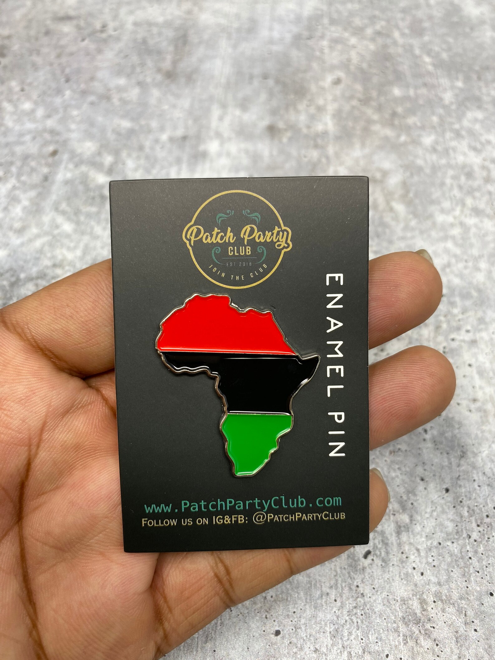 New, Enamel Pin "pan African" Exclusive, African-american BLM Enamel ...