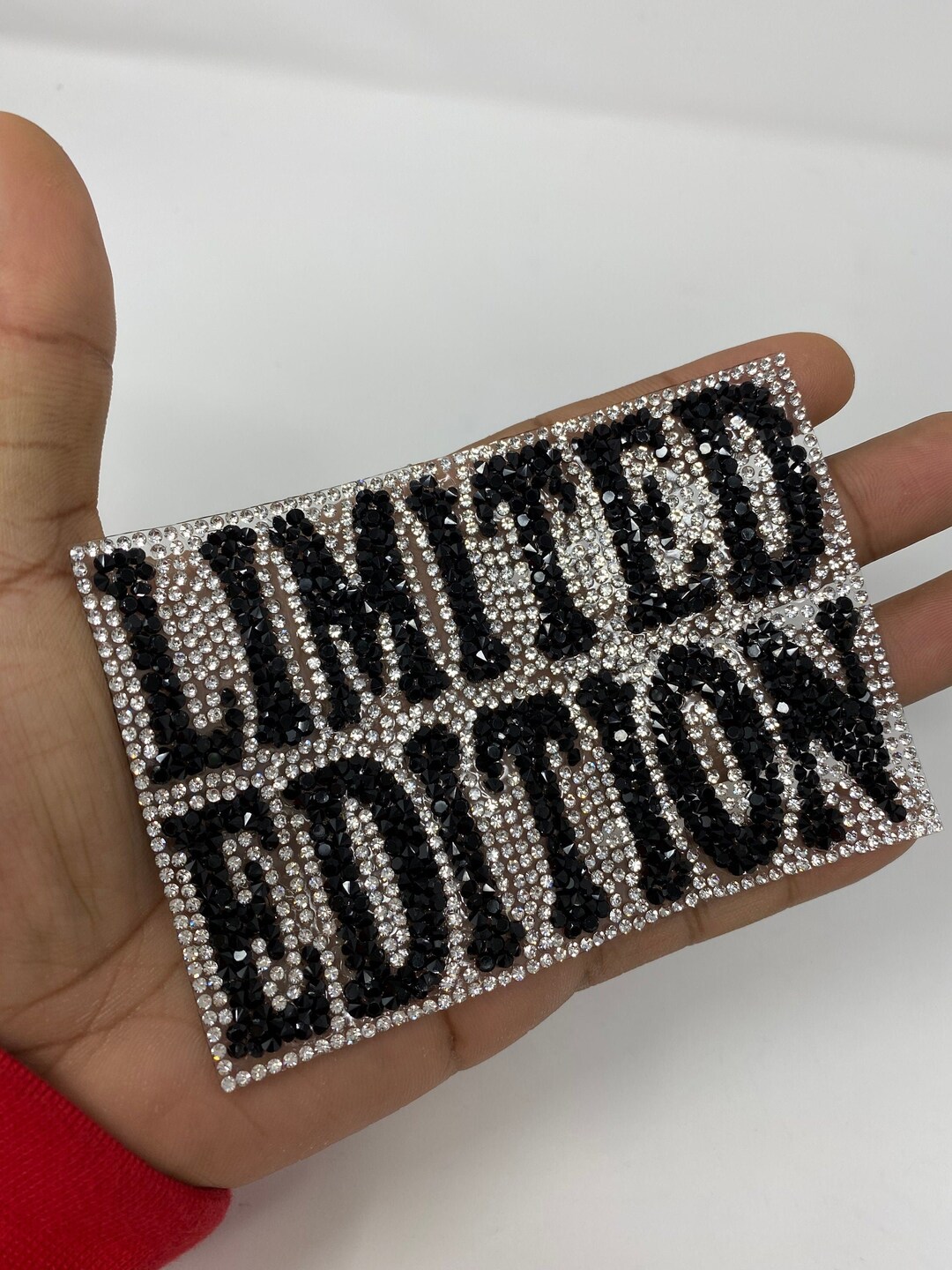 NEW, Blinged Out "limited Edition" Rhinestone Patch With Adhesive ...