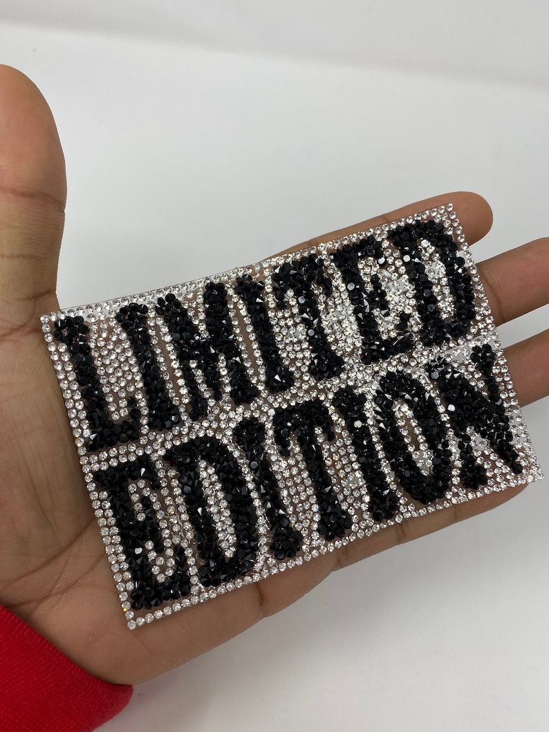 NEW Blinged Out limited Edition Rhinestone Patch - Etsy