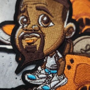 Sneaker Lover Applique, Fun, "sneaker Head" Iron-on Embroidered Patch ...