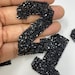 NEW, Hotfix Rhinestone Numbers, BLACK 1 Pc, NEW, Choose Your Number ...
