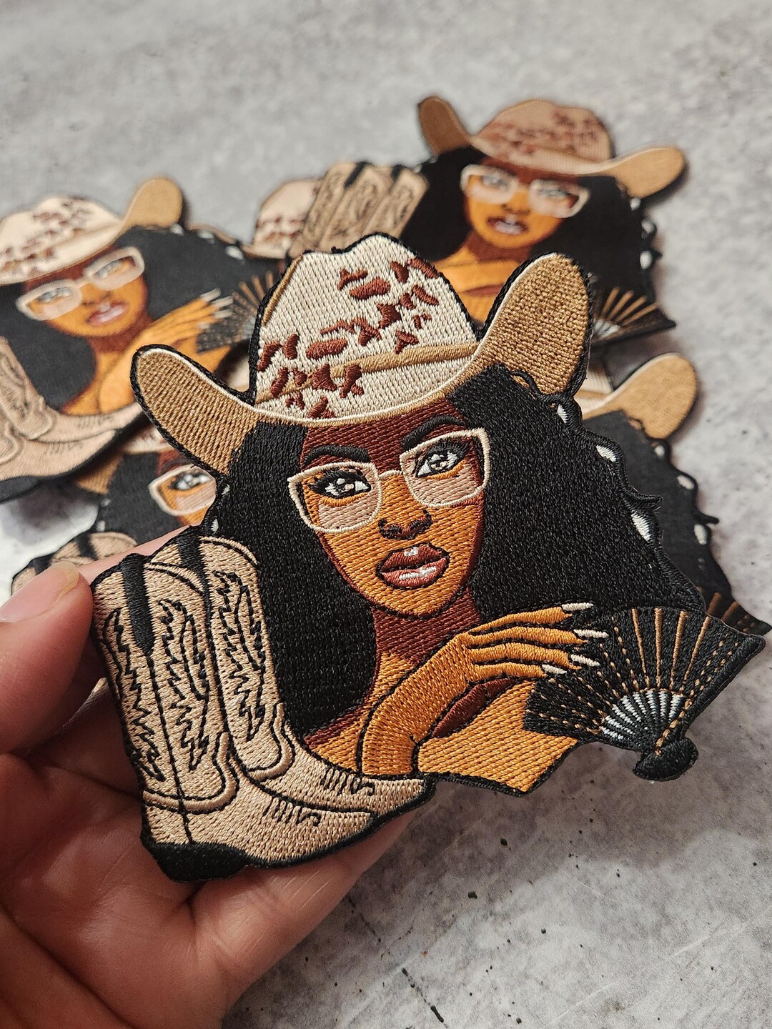 Patch Party Club, (1-pc) "cowgirl Glam" Patch, Size 4" – Black Cowgirl ...