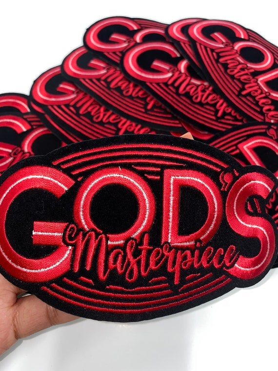 New Arrival god's Masterpiece VELVET Patch - Etsy