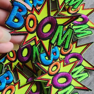 NEW Colorful Starburst 1-pc boom Patch - Etsy