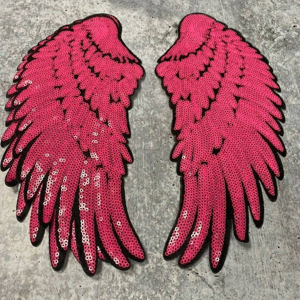 Hot Pink Angel Wings - Etsy