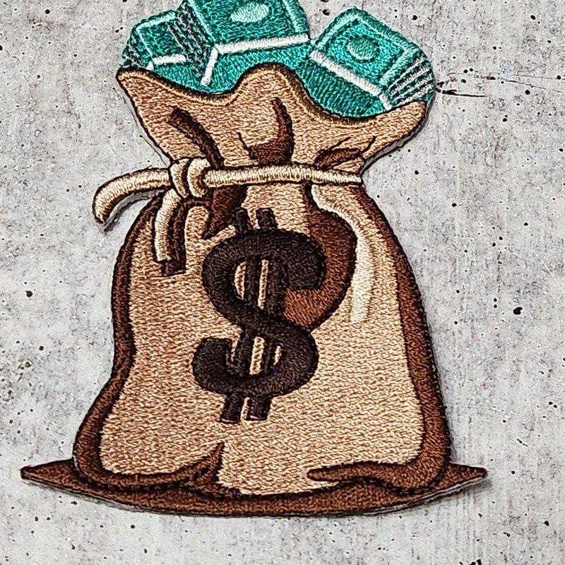 Money Bag Patch - Etsy