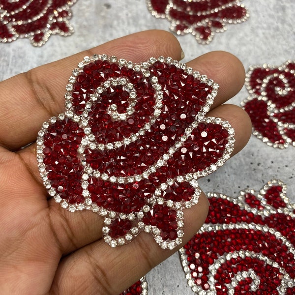 Rhinestone Applique - Etsy UK