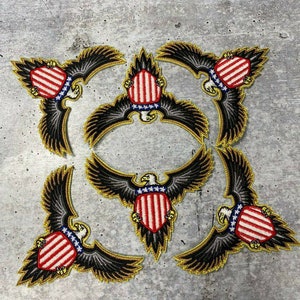 New bald Eagle Military Emblem With 5-stars and | Etsy