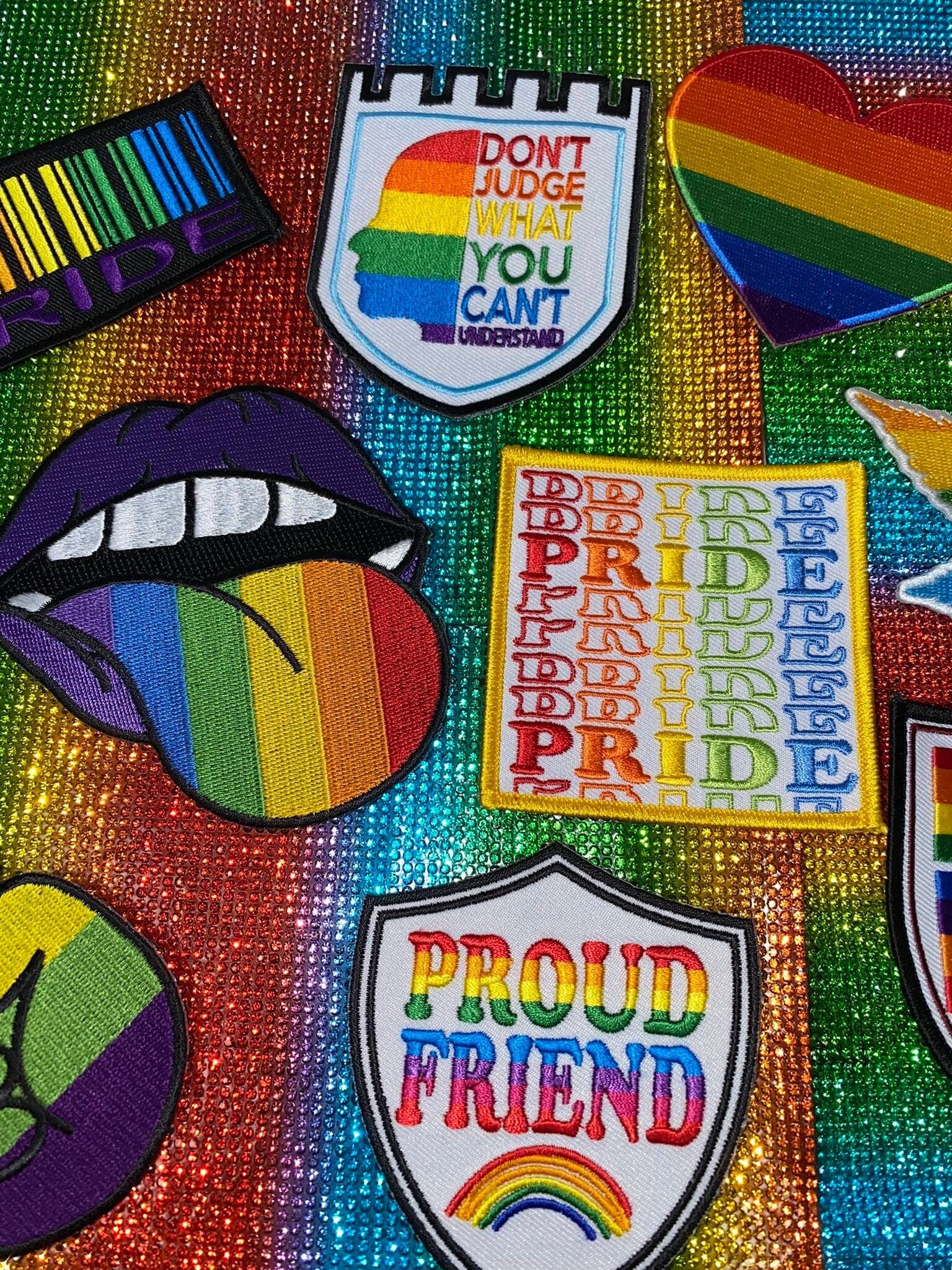 10-pc Pride Collection: Full Set of Embroidered LGBTQ Patches for ...