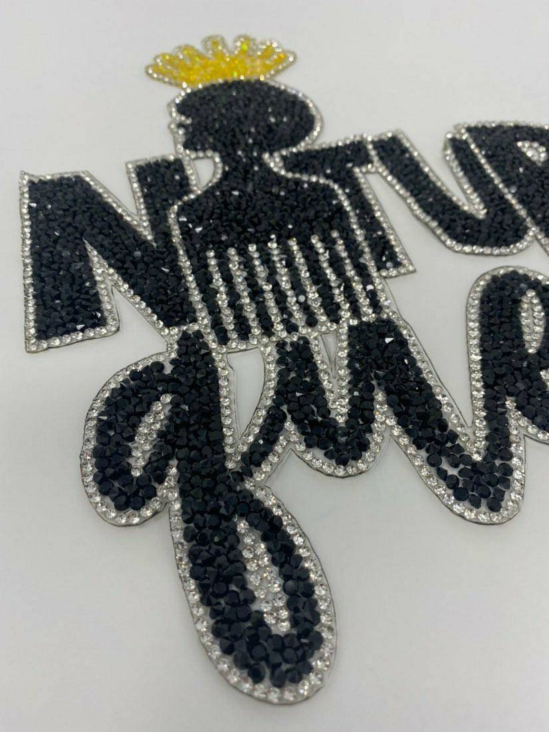 Rhinestone Patch natural Queen Super Bling Patch - Etsy