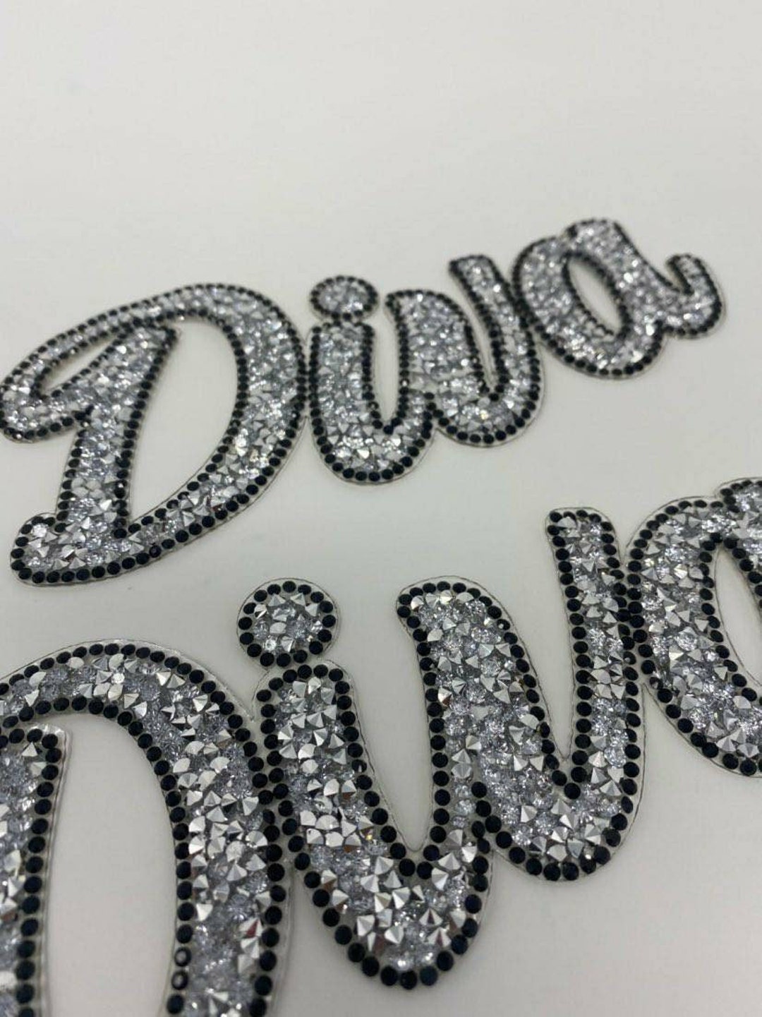 NEW Arrival,"diva" Blinged Out Rhinestone Patch With Adhesive ...