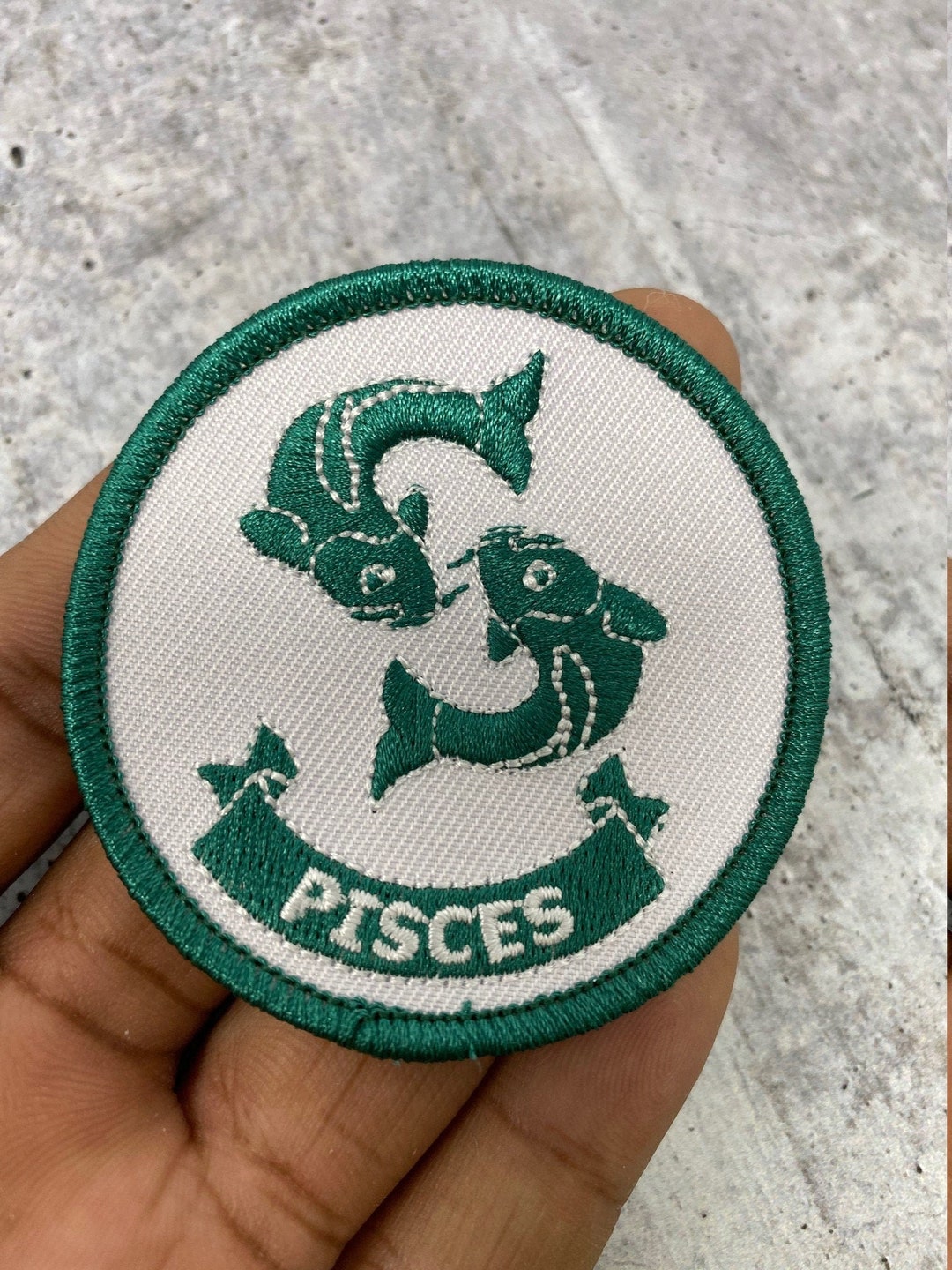 NEW, Fun, Vintage "pisces" Astrology Iron-on Patch, 1 Pc., 3 Inch ...