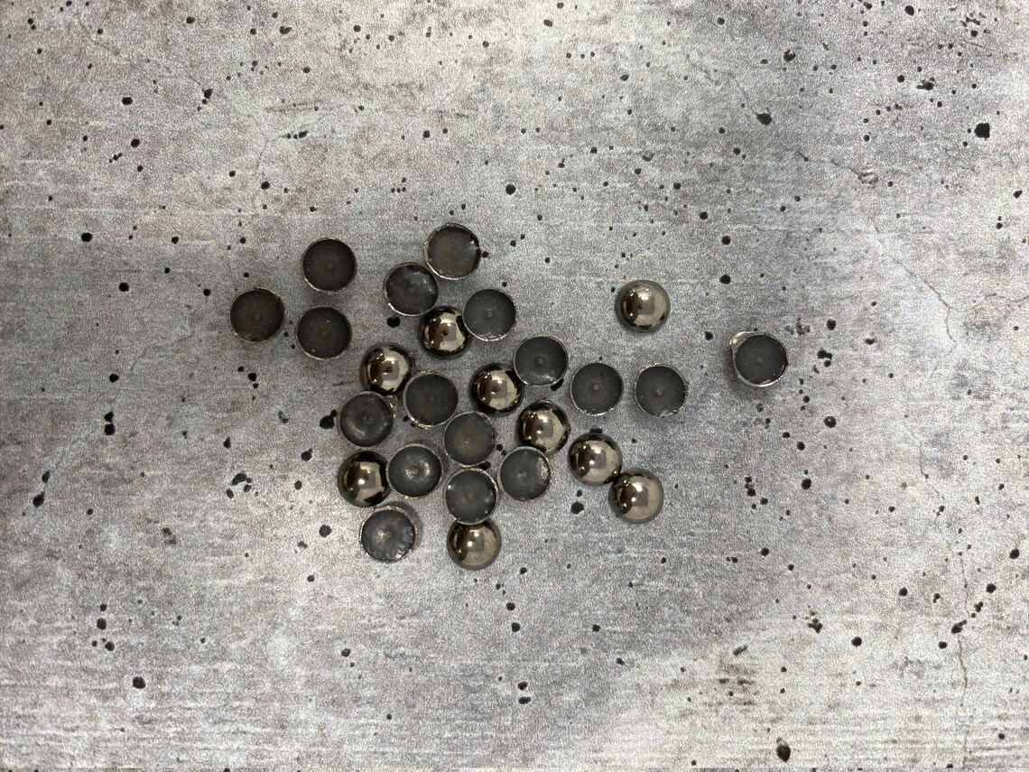 NEW, Hotfix Dome Studs, 100 Pcs, 6mm (small) CHROME, Great for Denim ...