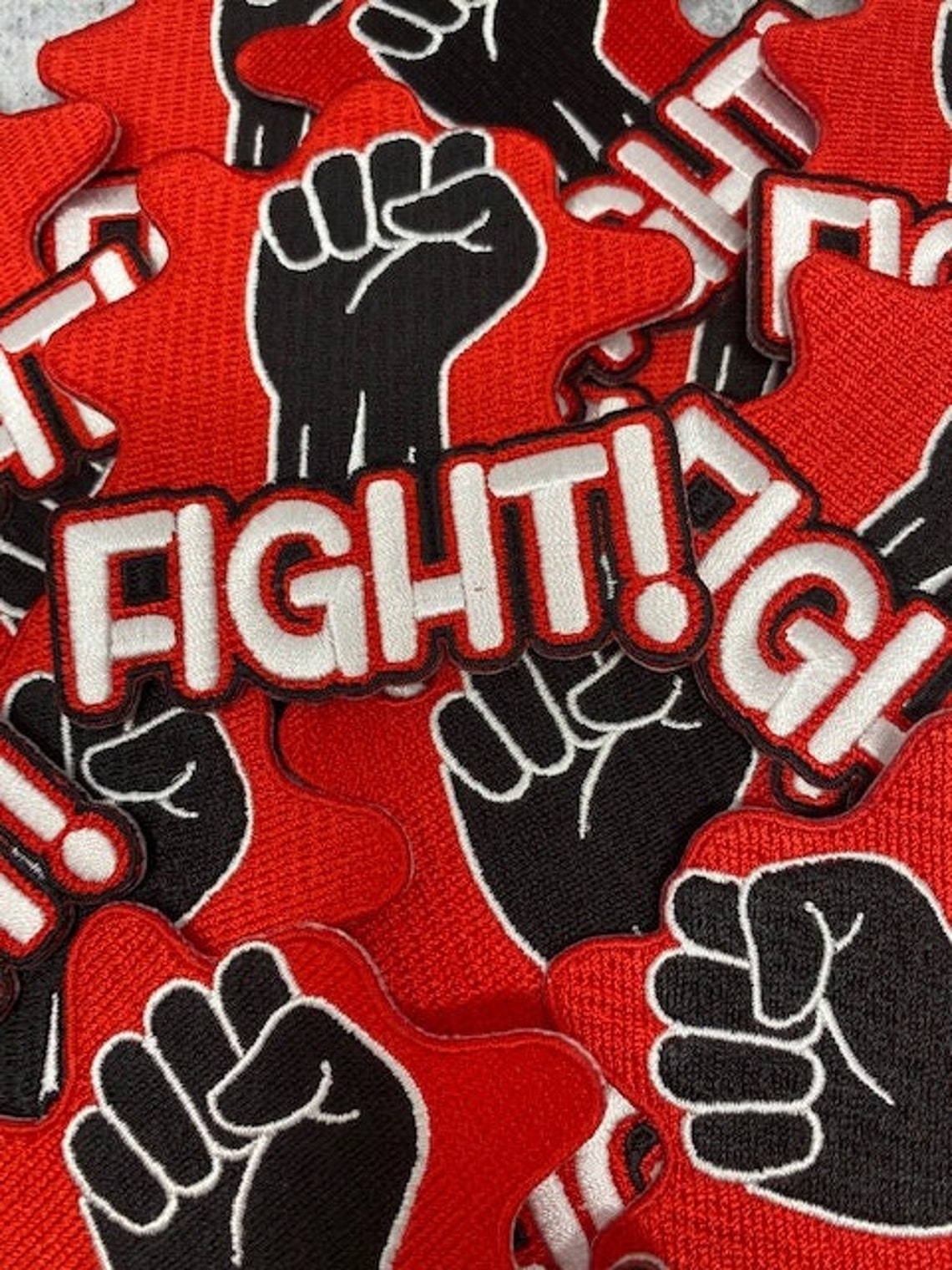 FIGHT FIST Exclusive Afrocentric Patch Size 4'' - Etsy