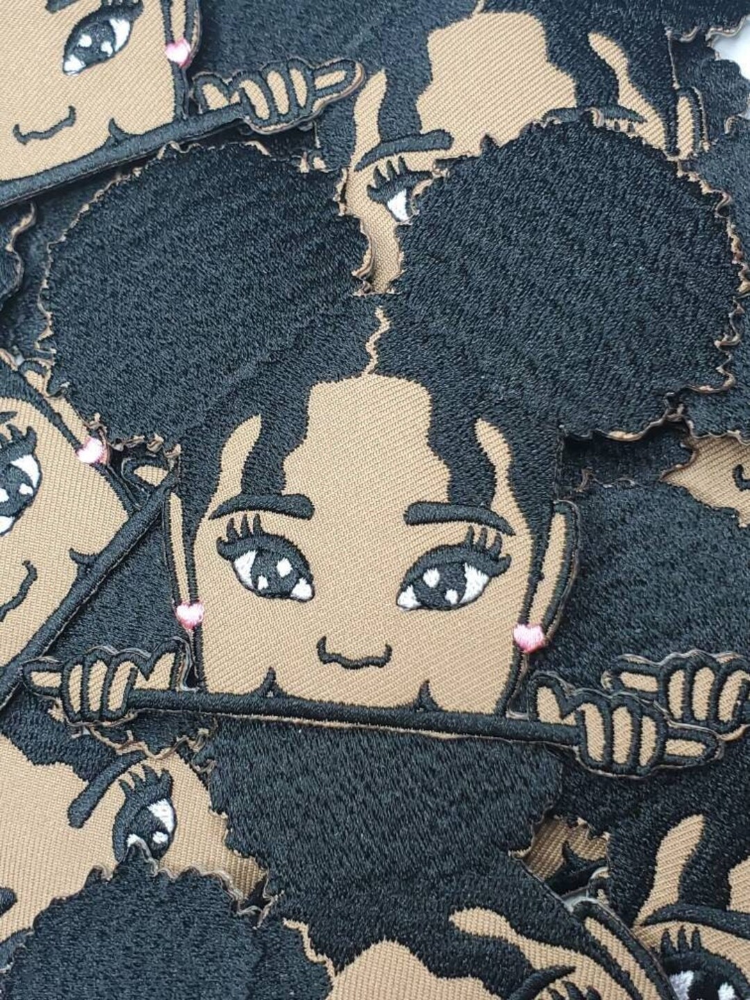 NEW, Size 3" Adorable Peek a Boo Lisa Patch, Cute Patch for Girls, Iron ...