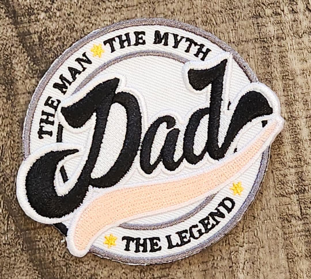 Exclusive "dad" the Man, the Myth, the Legend,(1-pc) Iron-on Patch ...