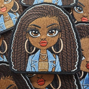 Patch Party Club, "twisted Beauty"(1-pc) Size 4" Iron-on Patch ...