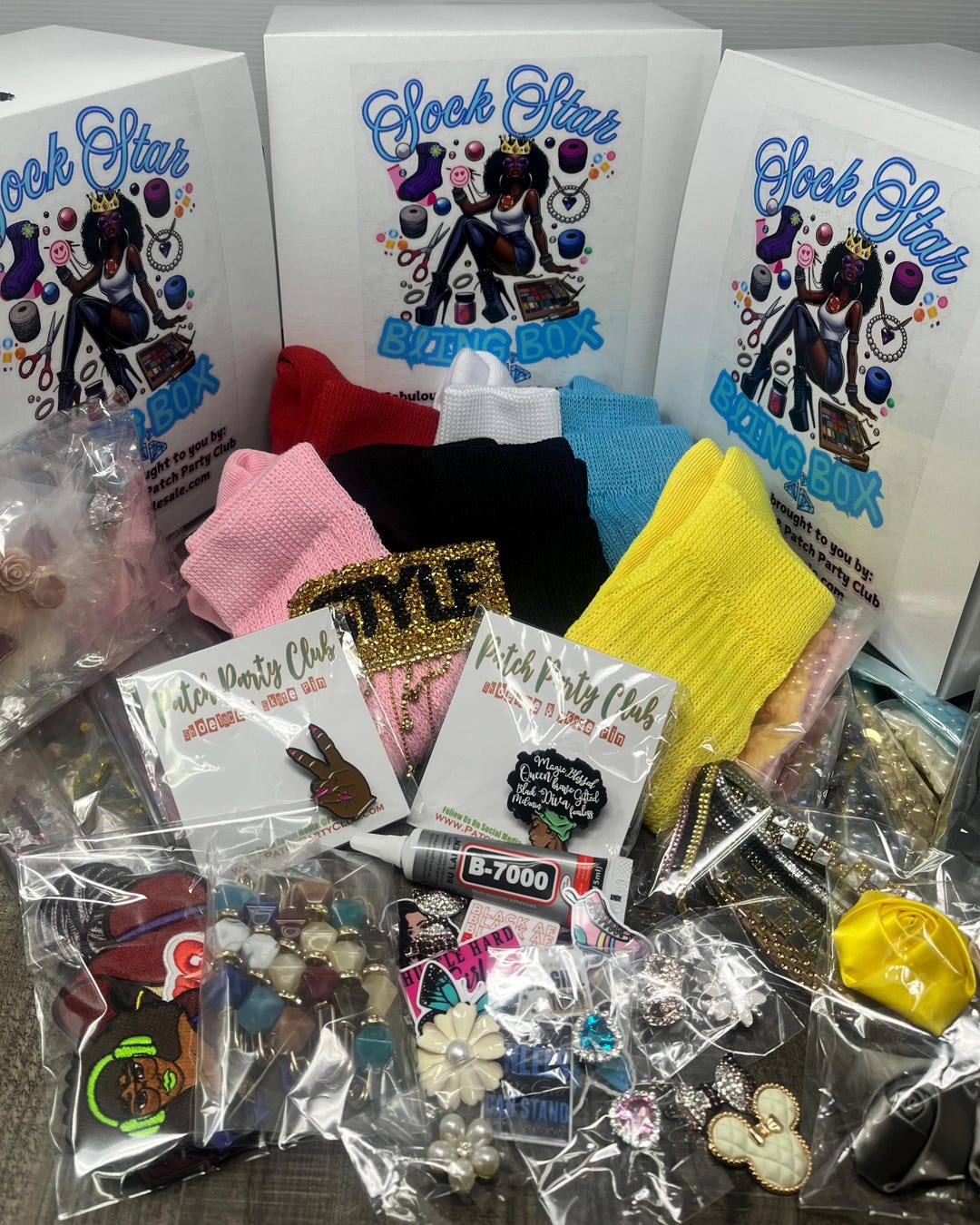 Patch Party Club, Sock Star Bling Box: Your All-in-one Accesories ...