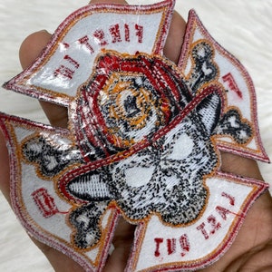 NEW Firefighter Patch, "first In, Last Out," First Responder Gift Idea ...