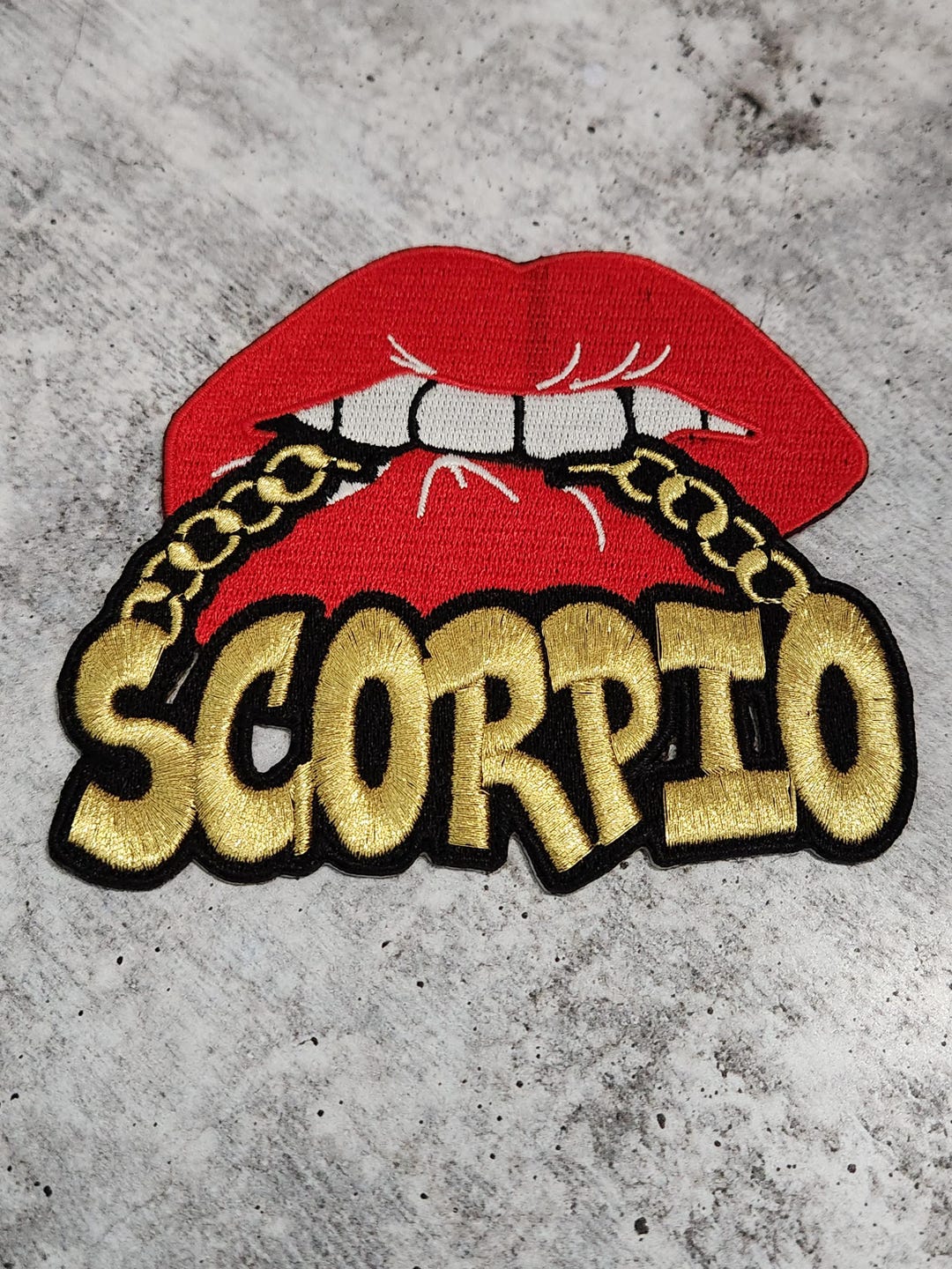 Patch Party Club, (1-pc) "scorpio" 4"x4" Iron-on Patch, Poppin' Zodiac ...