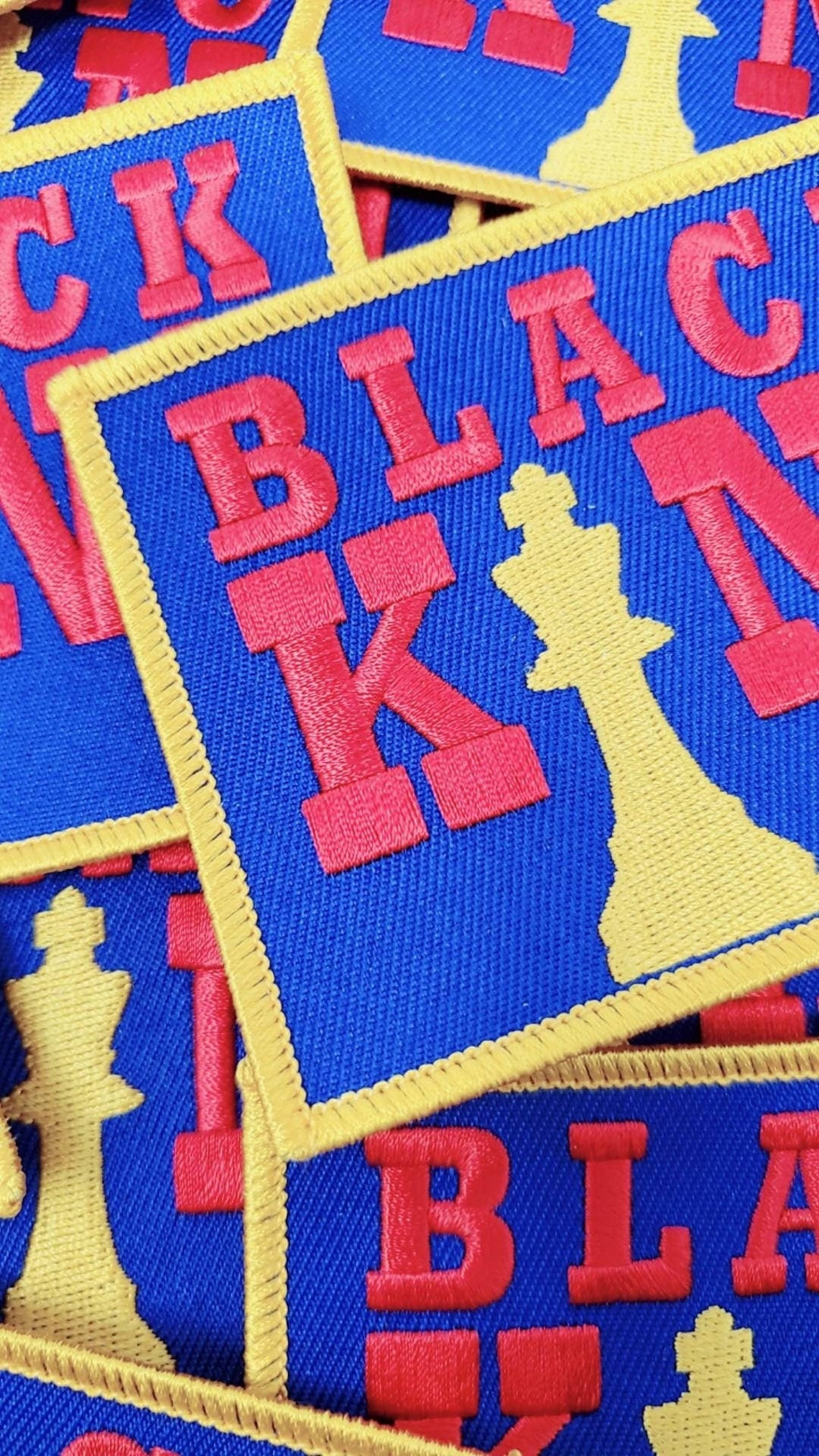 1 Pc black King Chess Piece Patch Iron-on - Etsy