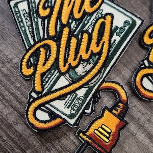 Cool Patch, 1-pc, "the Plug" Jacket Patch, Iron-on Embroidered Patch ...