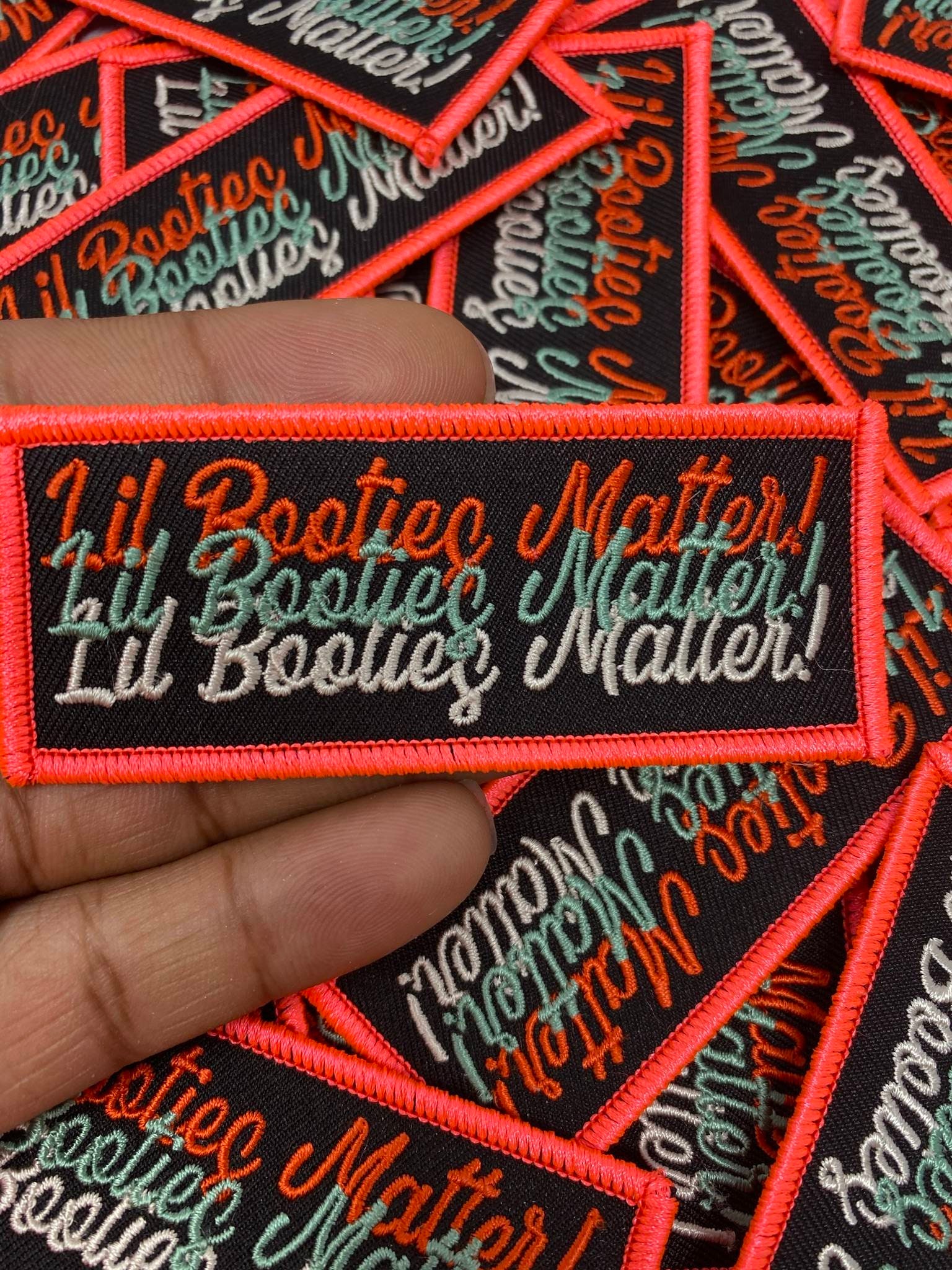 Exclusive NEON Lil Booties Matter Colorful Statement Patch | Etsy